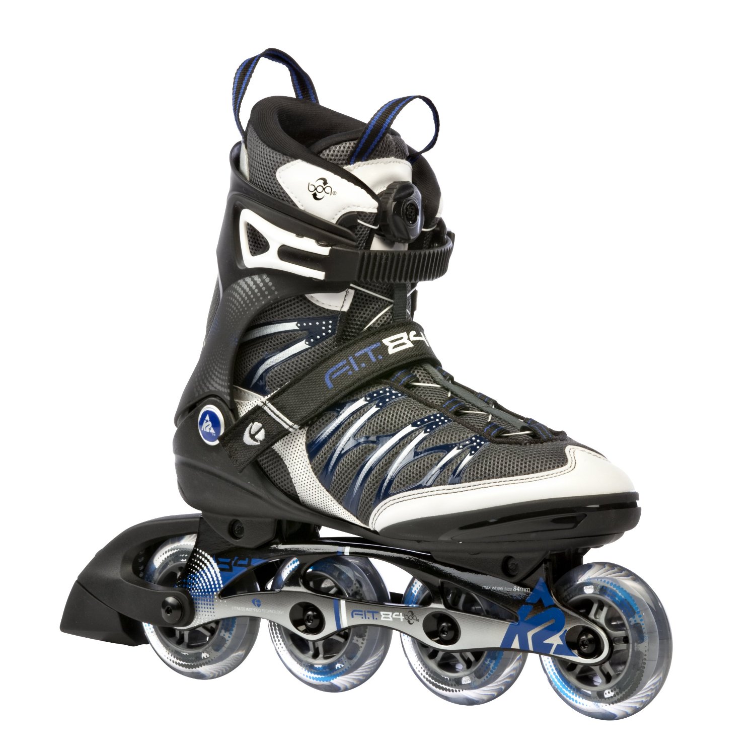 Giày patin K2 Sports Men's F.I.T. 84 Boa Fitness 2012 Inline Skates ...