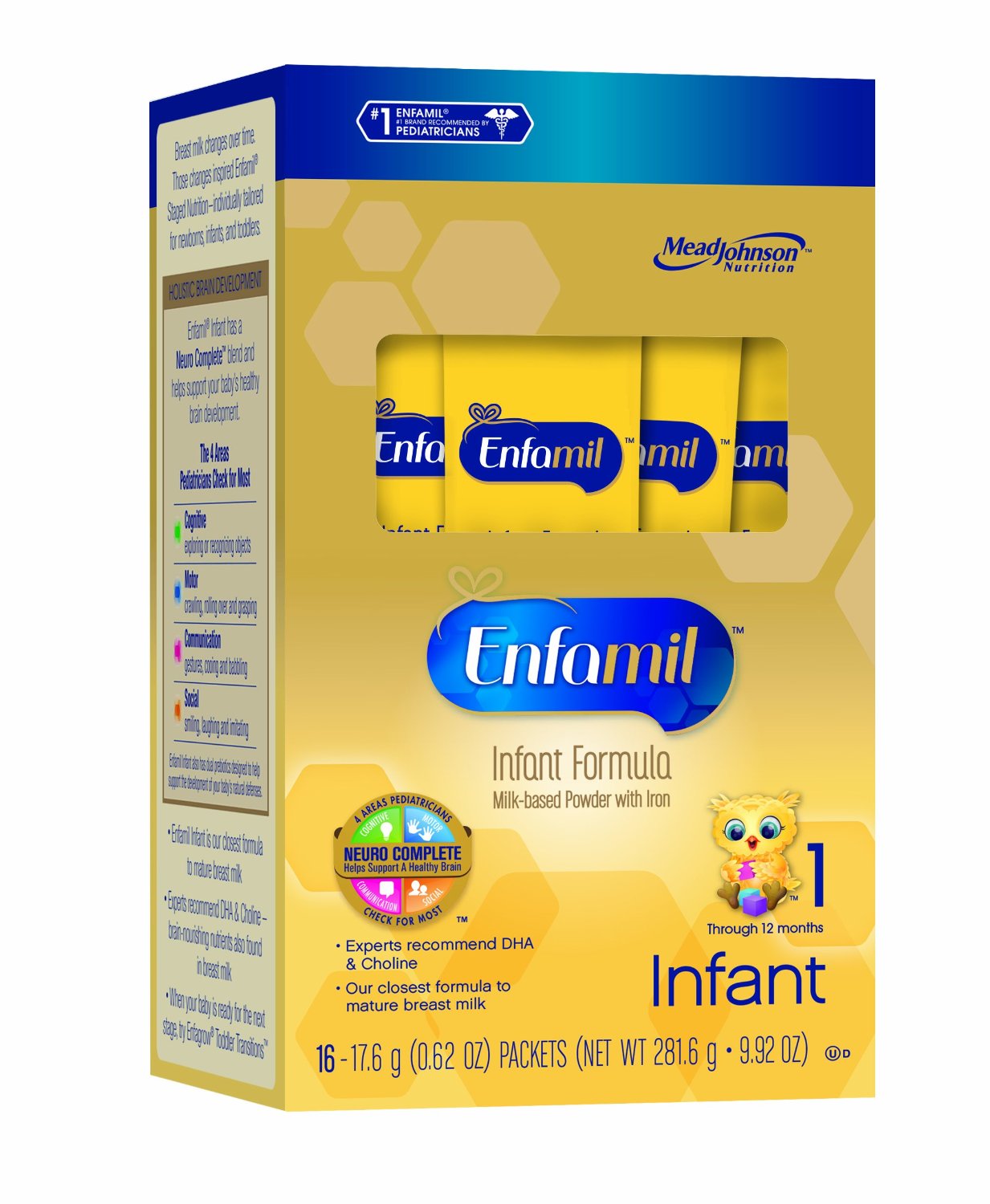 Sữa Enfamil Infant Formula Milk-Based with Iron, Single Serve Packets ...