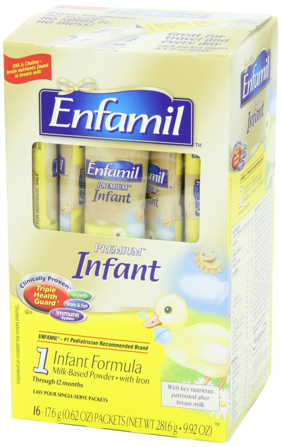 Sữa Enfamil Infant Formula Milk-Based with Iron, Single Serve Packets ...