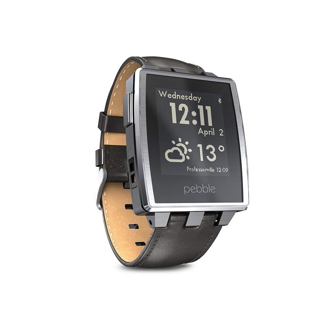 Pebble Steel Smartwatch Stainless (Brushed Stainless) - Mua hộ ship từ ...